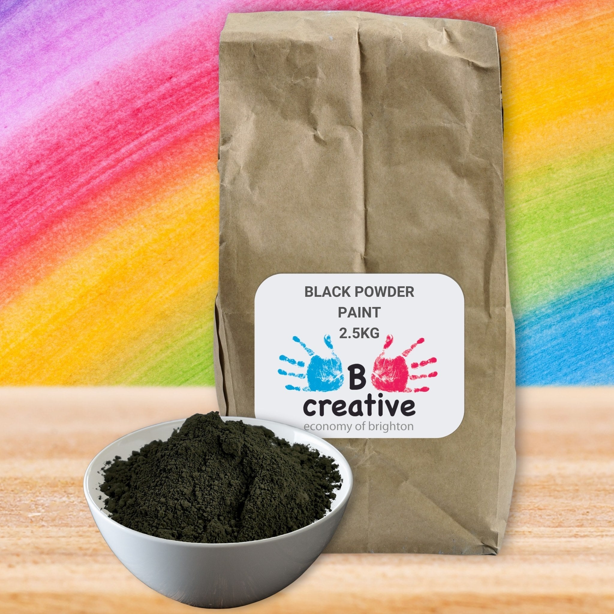 Coloured Powder Paint Bags of 2500g Non Toxic Childrens Paint Powder ...