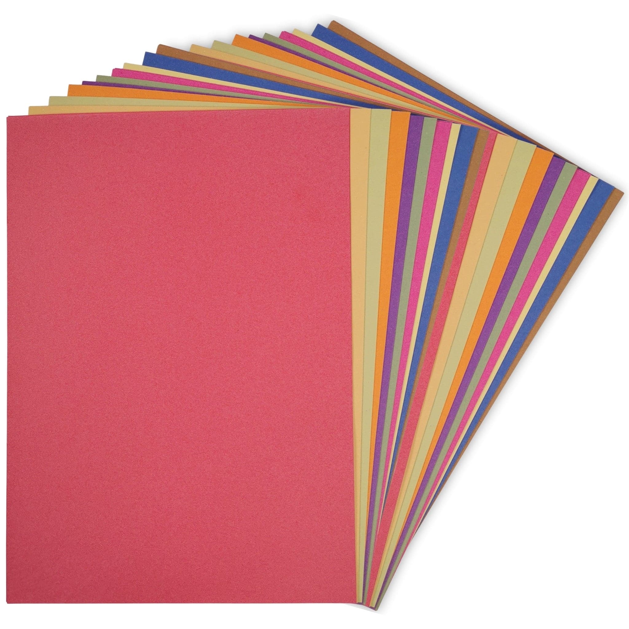 Recycled A4 Bright Colour Sugar Paper 100gsm Choose Quantity – Economy ...