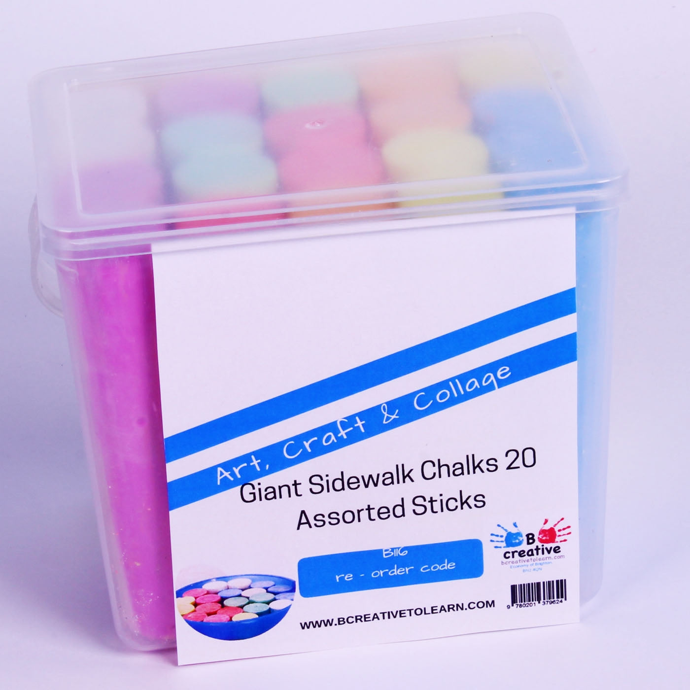 Giant Sidewalk Chalks Pack of 20 – Economy of Brighton