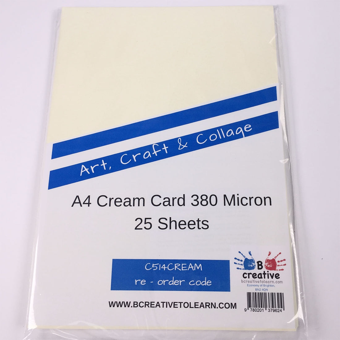 Cream Card 380 micron 25 sheets A4 – Economy of Brighton