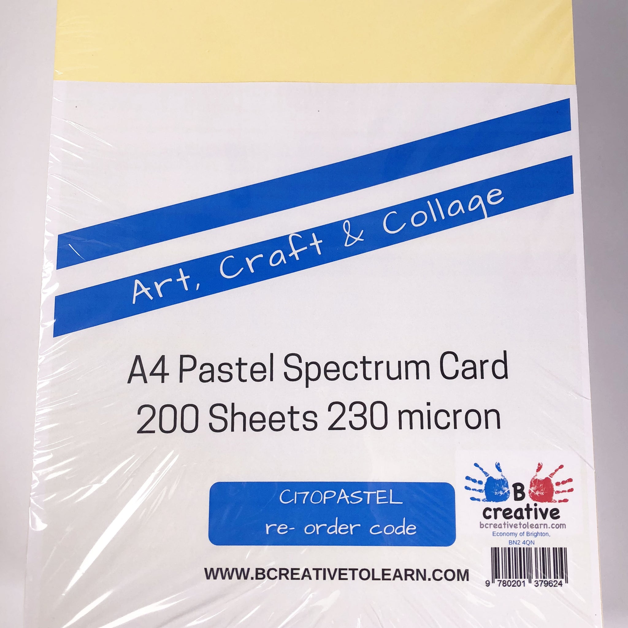 200 sheets A4 pastel colour card 160gsm – Economy of Brighton