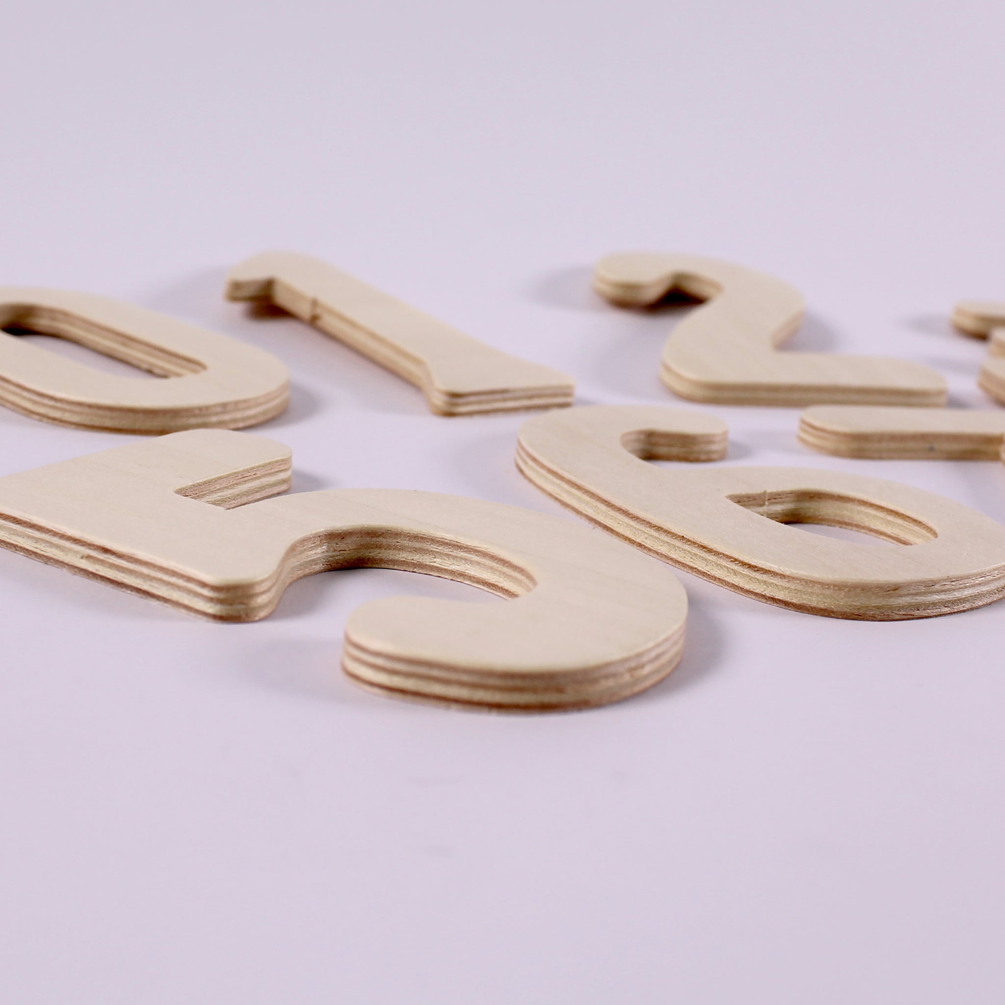 Pack of 10 Large Wooden Number Stencils – Economy of Brighton